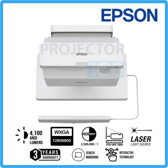 Epson EB-760Wi 3LCD Ultra Short Throw Interactive Laser Projector ...