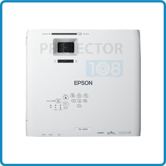 Epson PowerLite L200W 3LCD WXGA Long-Throw Laser Projector with Built ...