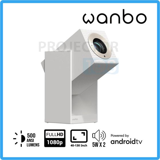 Wanbo Cube2 Pro LED Smart Projector (500 ANSI Lumens, Full HD)